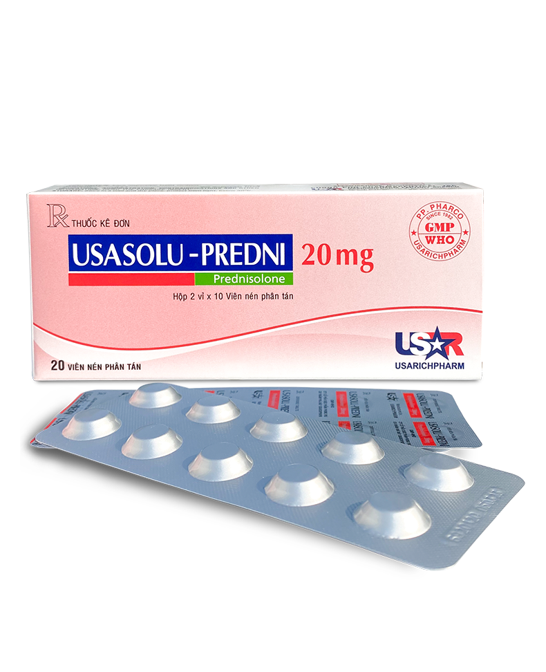 Usasolu - Predni Prenisolone 20mg Usarichpharm (H/20v) – SHOPTHUOC
