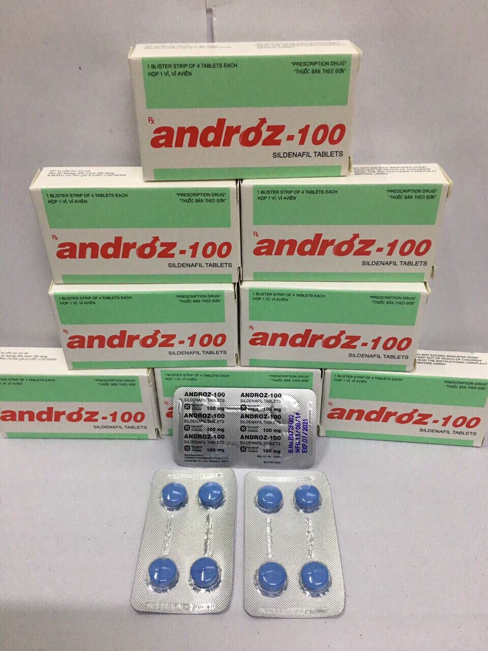 Viên Uống Cường Dương Androz 100mg (H/4v) – SHOPTHUOC