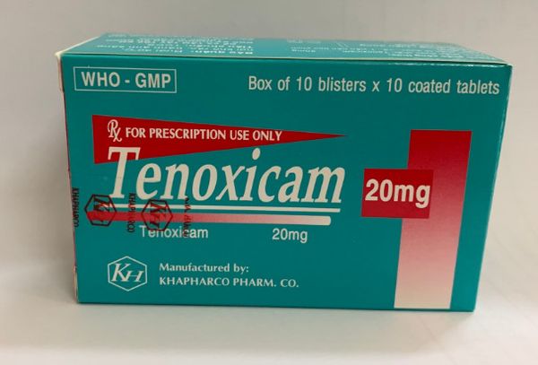 Tenoxicam 20mg Khapharco (H/20v) – SHOPTHUOC