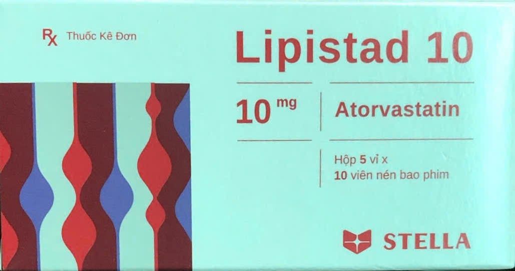 Lipistad Atorvastatin 10mg Stella (H/50v) – SHOPTHUOC