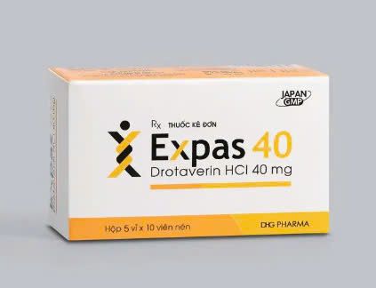 Expas Drotaverin Hydroclorid 40mg DHG (H/50v) – SHOPTHUOC