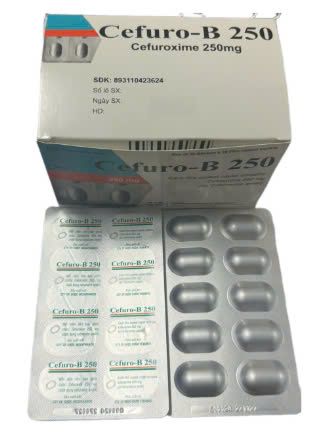 Cefuro-B Cefuroxim 250mg Medipharco-Tenamyd (H/100V) – SHOPTHUOC