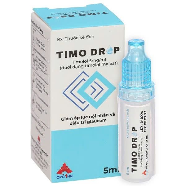 Nhỏ mắt Timo Drop Timolol CPC1 (C/5ml) – SHOPTHUOC