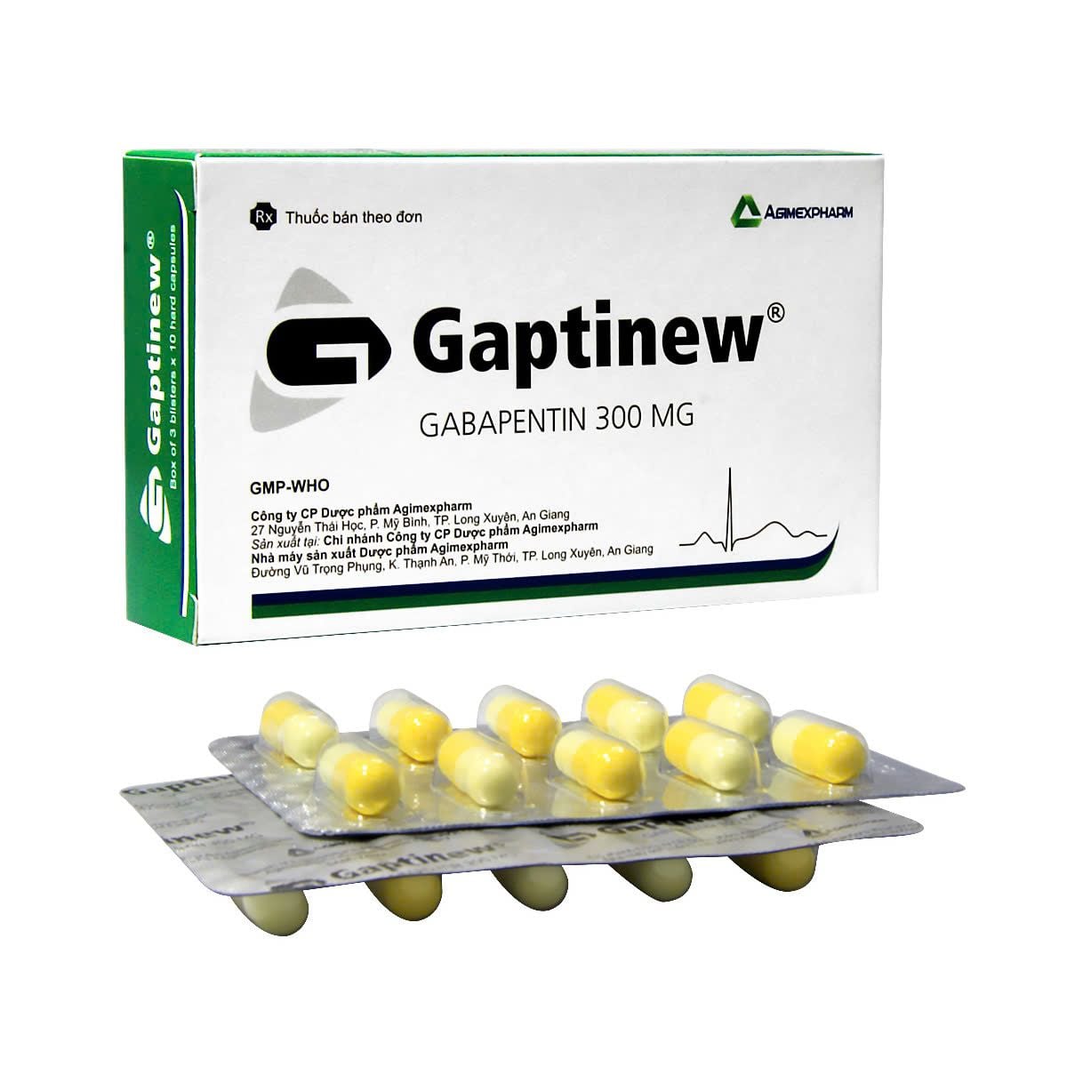 Gaptinew Gabapentin 300mg Agimexpharm (H/30v) – SHOPTHUOC