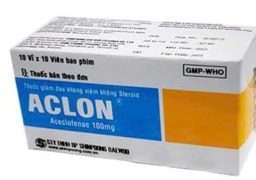 Aclon Aceclofenac 100mg Shinpoong (H/100V) – SHOPTHUOC