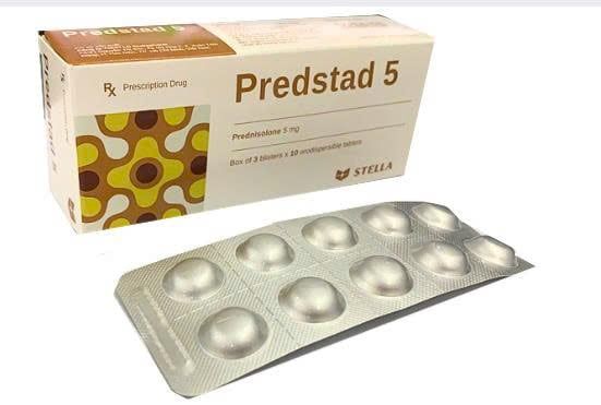 Predstad 5 Prednisolon 5mg Stella (H/30V) (Date cận) – SHOPTHUOC