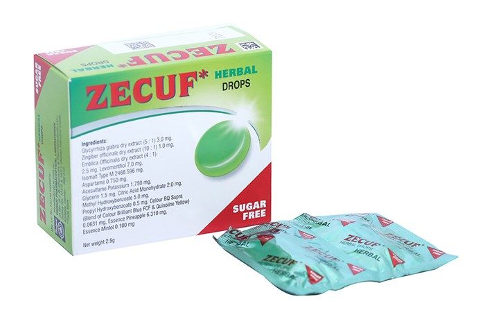 Viên ngậm Zecuf Không đường (H/20v) – SHOPTHUOC