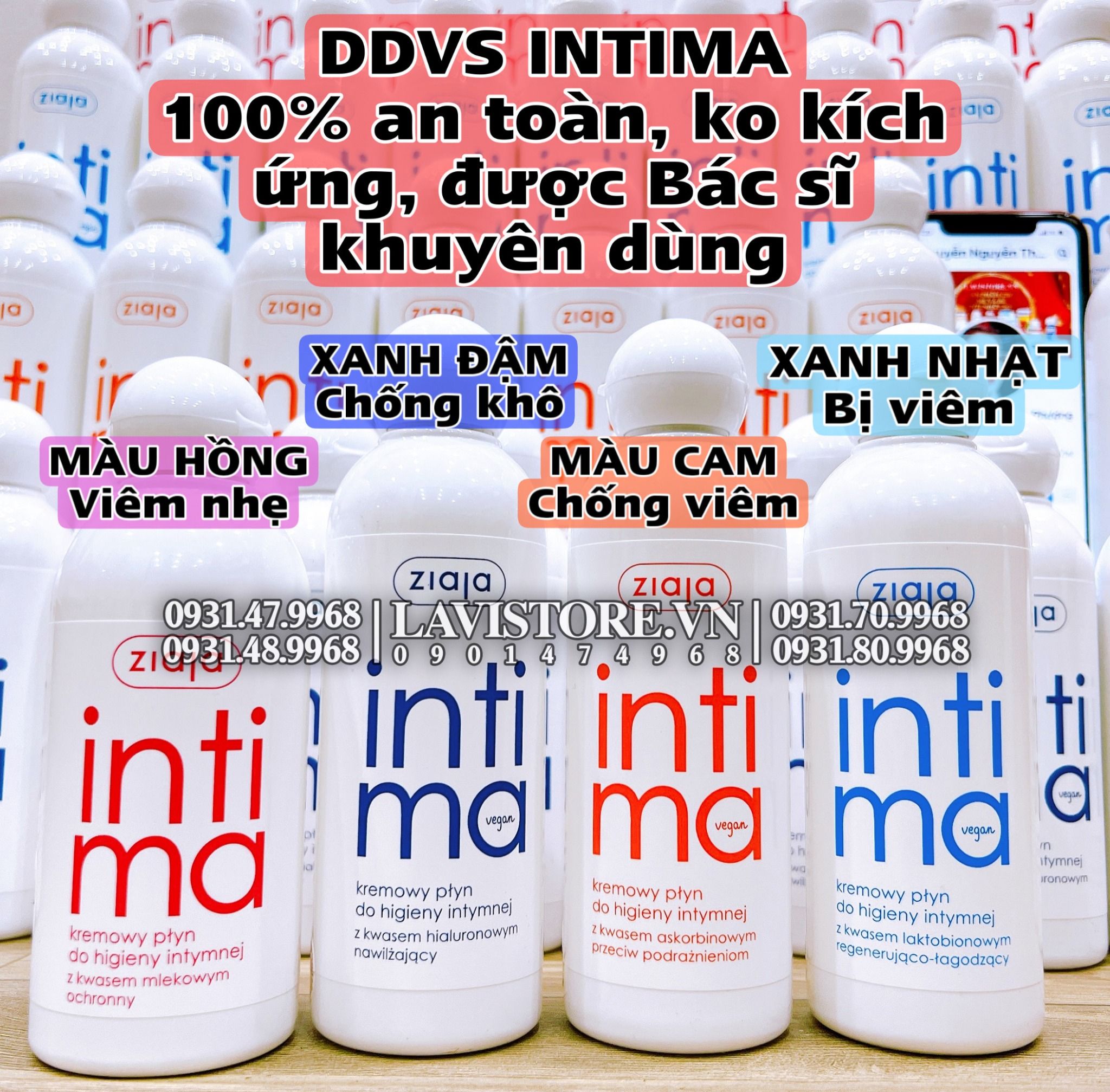 DDVS Intima 200ml MẪU MỚI – Lavi