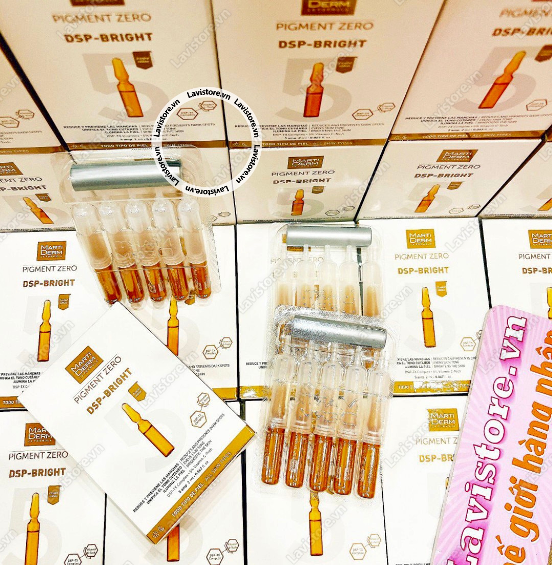 Tinh chất Marti Derm Pigment Zero DSP-BRIGHT 5 ống