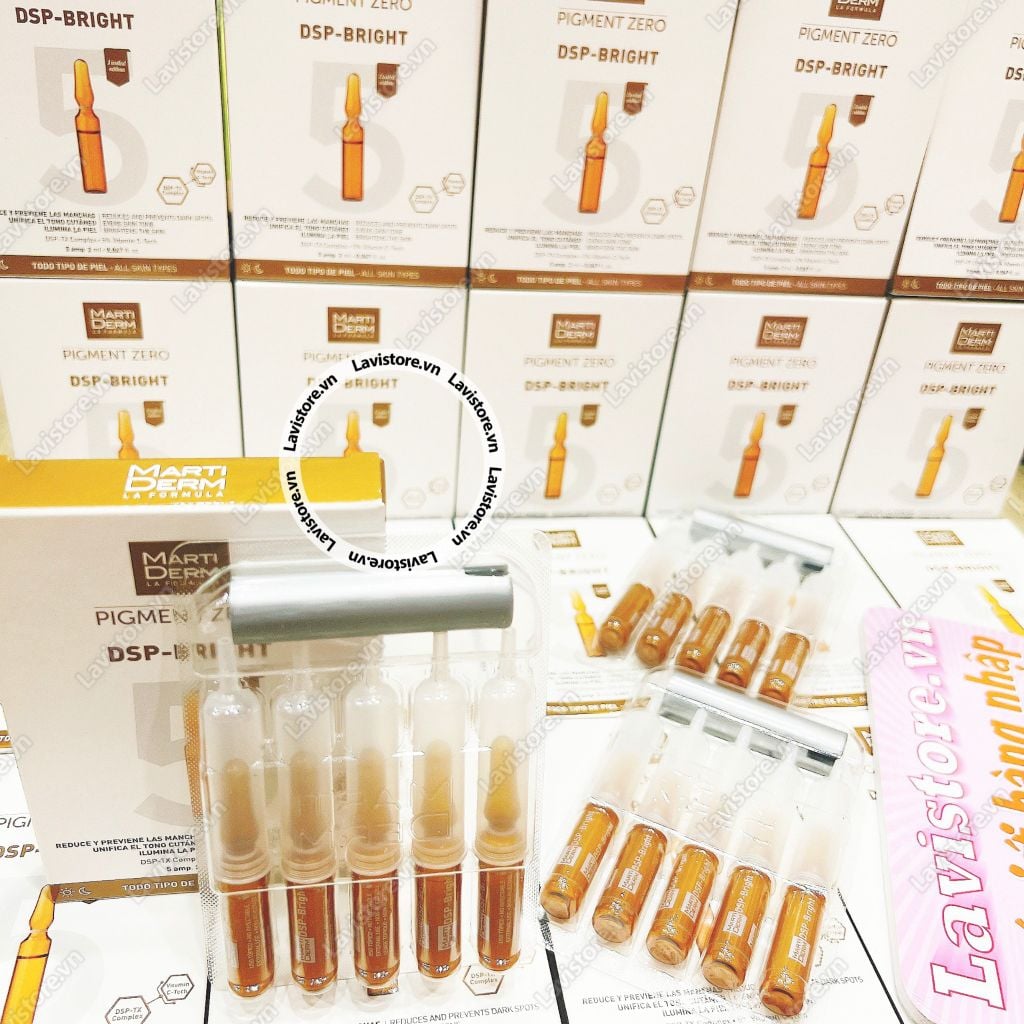 Tinh chất Marti Derm Pigment Zero DSP-BRIGHT 5 ống