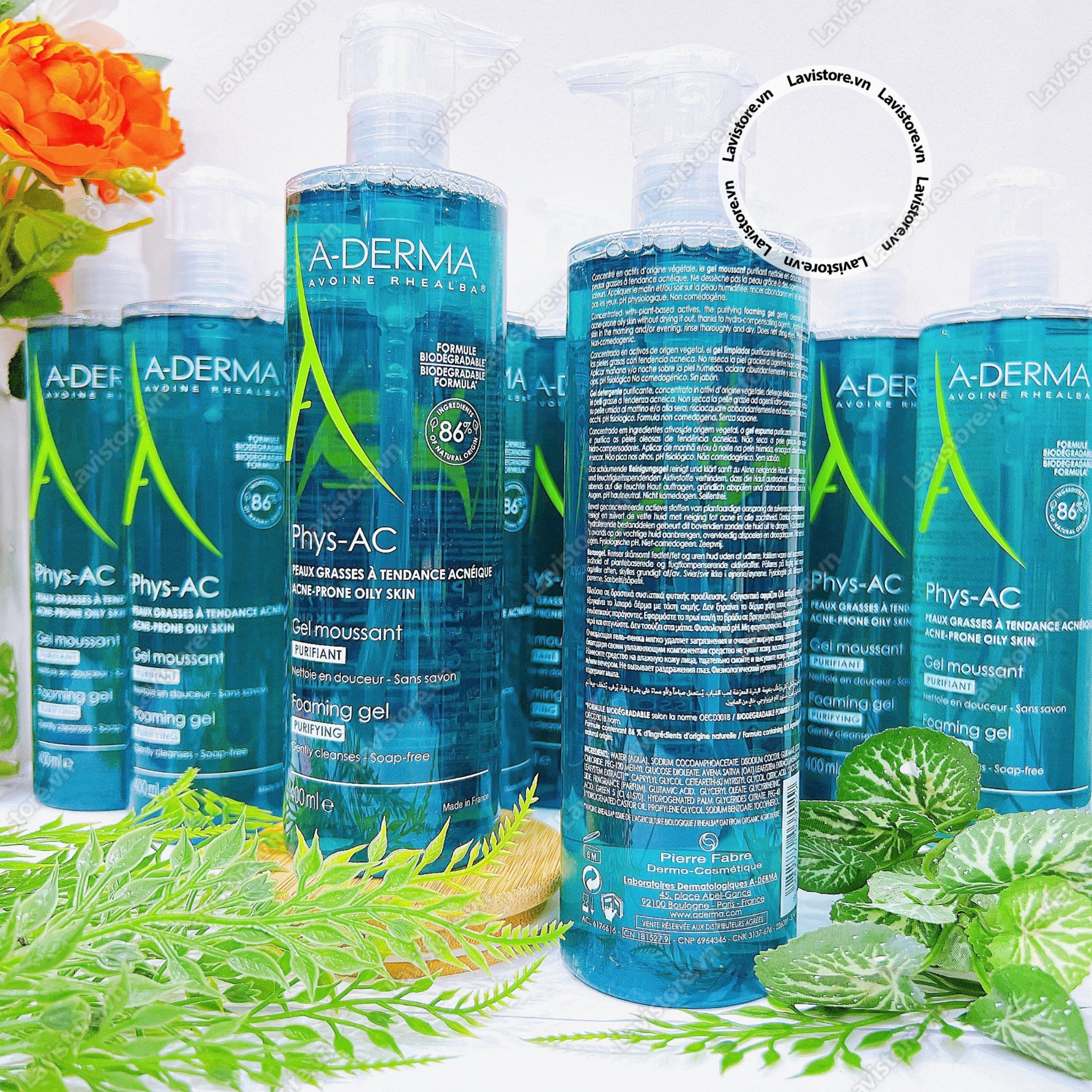 SRM A-Derma Purifying Foaming Gel 400ml