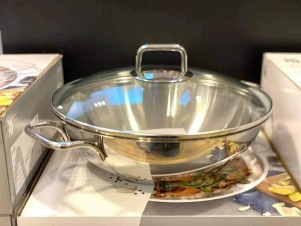 Wmf Wok Party 28 Cm Mit Glasdeckel