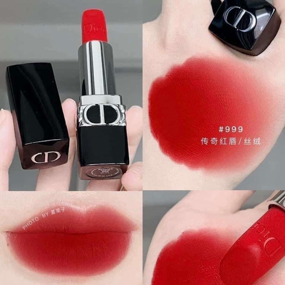 Son Dior dòng Velvet phủ nhung màu 999