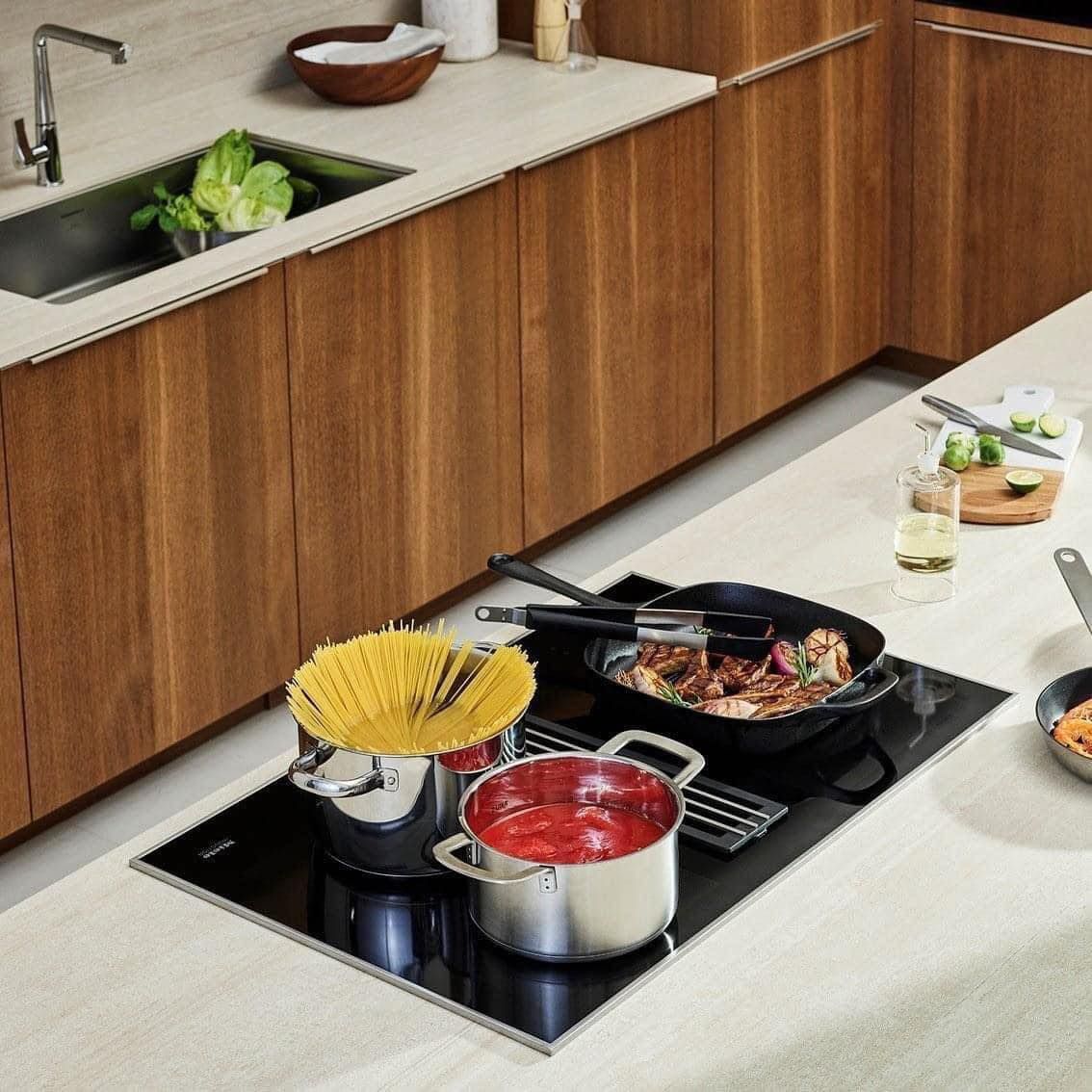 Bếp Từ Kết Hợp Hút Mùi Miele KMDA 7634 FL