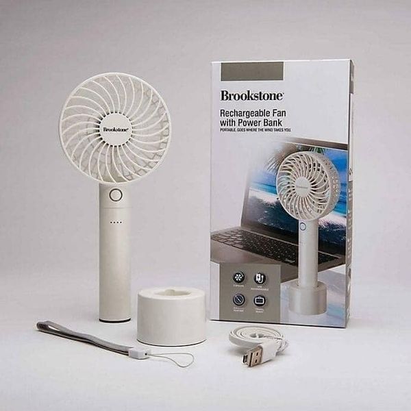 Quạt Mini sạc điện Brookstone - Brand