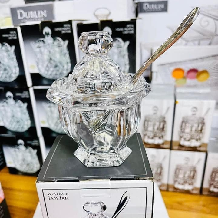 Hũ đựng gia vị pha lê Shannon Jam Jar