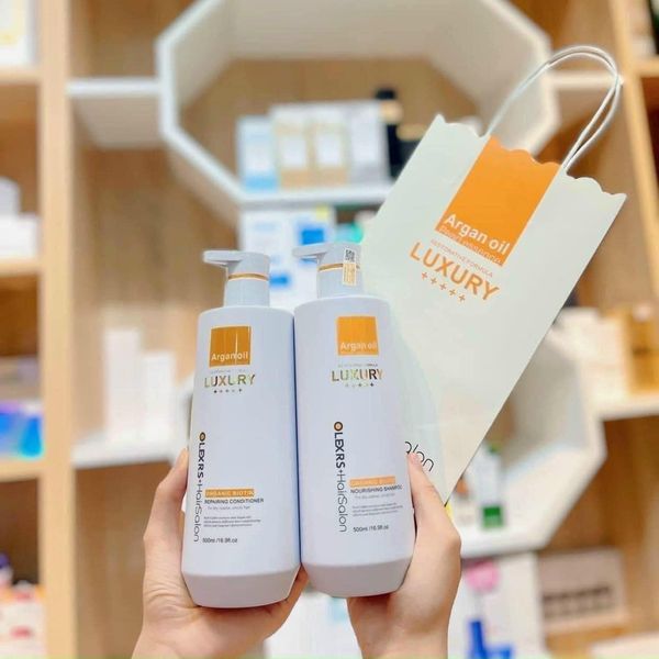 Cặp dầu gội xae Olexrs 960ml dòng luxury