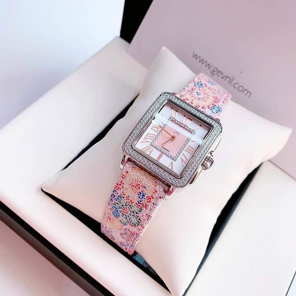 Đồng hồ thời trang GV2 by Gevril Padova Floral Quartz Ladies Watch 123