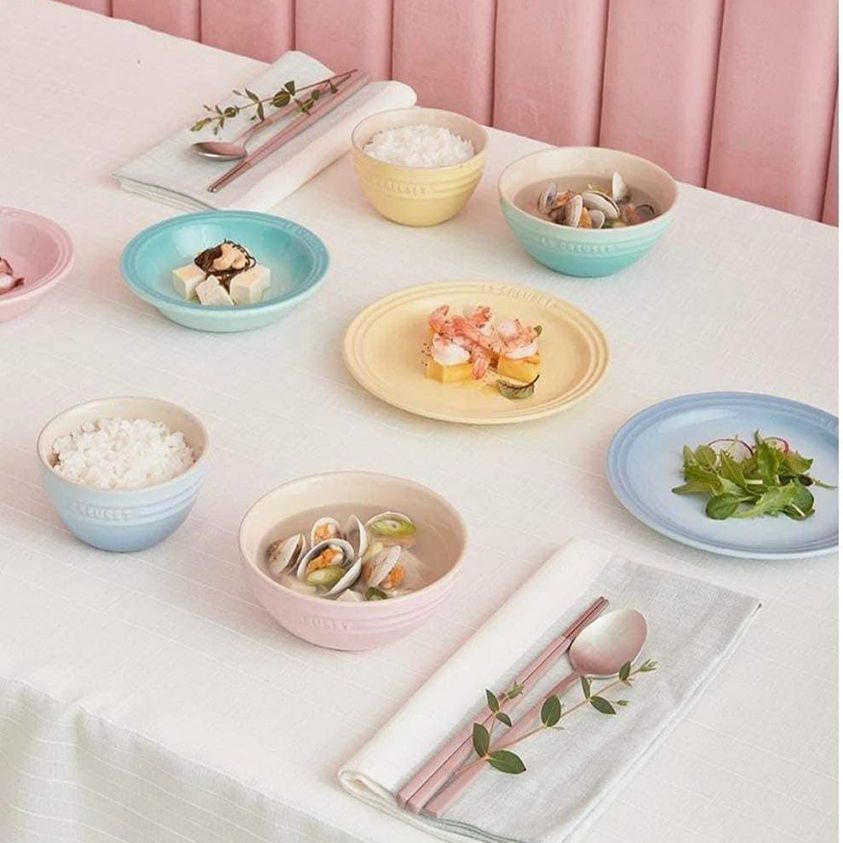 Set Le Creuset Gam màu pastel