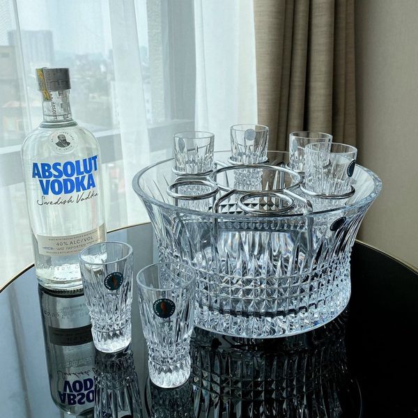 Bộ Lismore Diamond Vodka Chiller