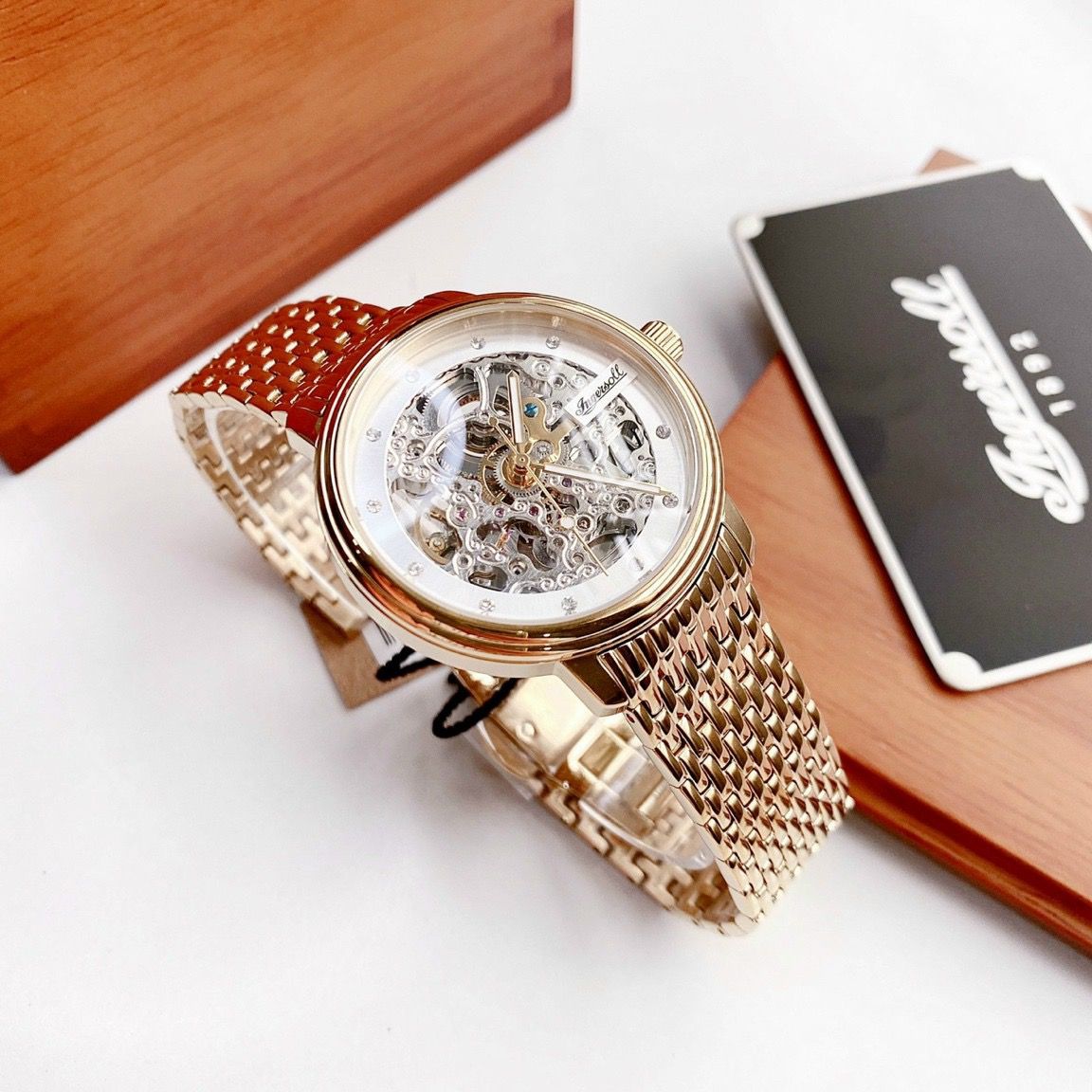 Đồng hồ thời trang Ingersoll Skeleton Automatic unisex