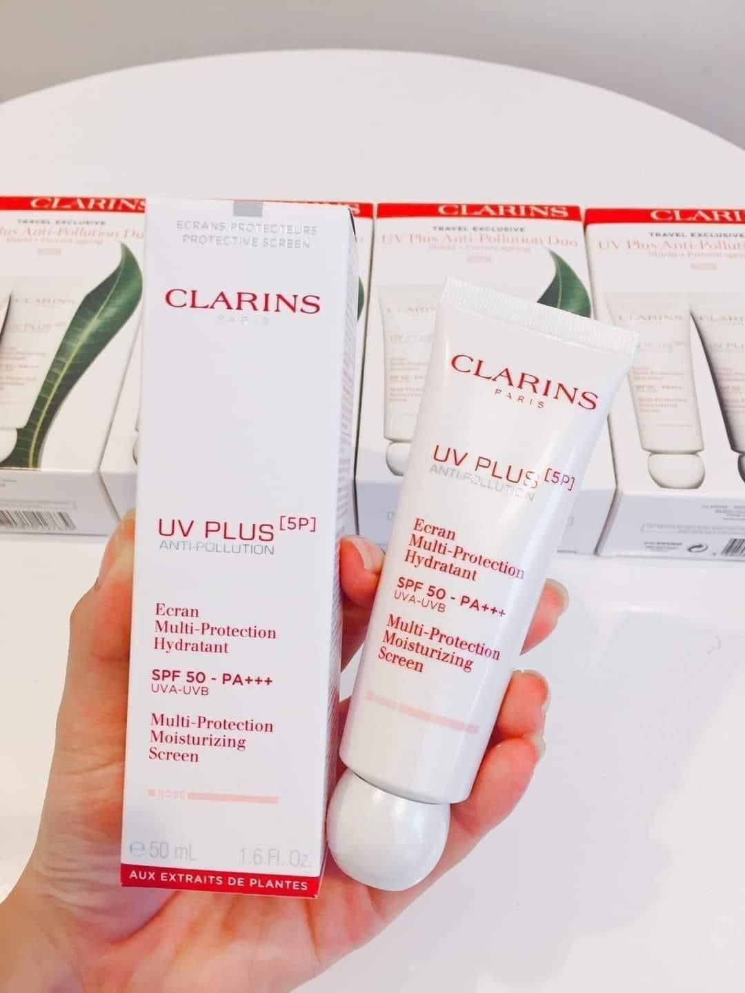 Kem chống nắng Clarin Rosy Glow