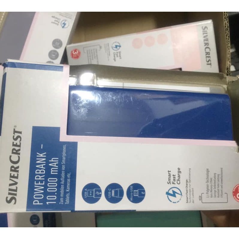 Sạc pin dự phòng Silvercrest 10.000 MAH