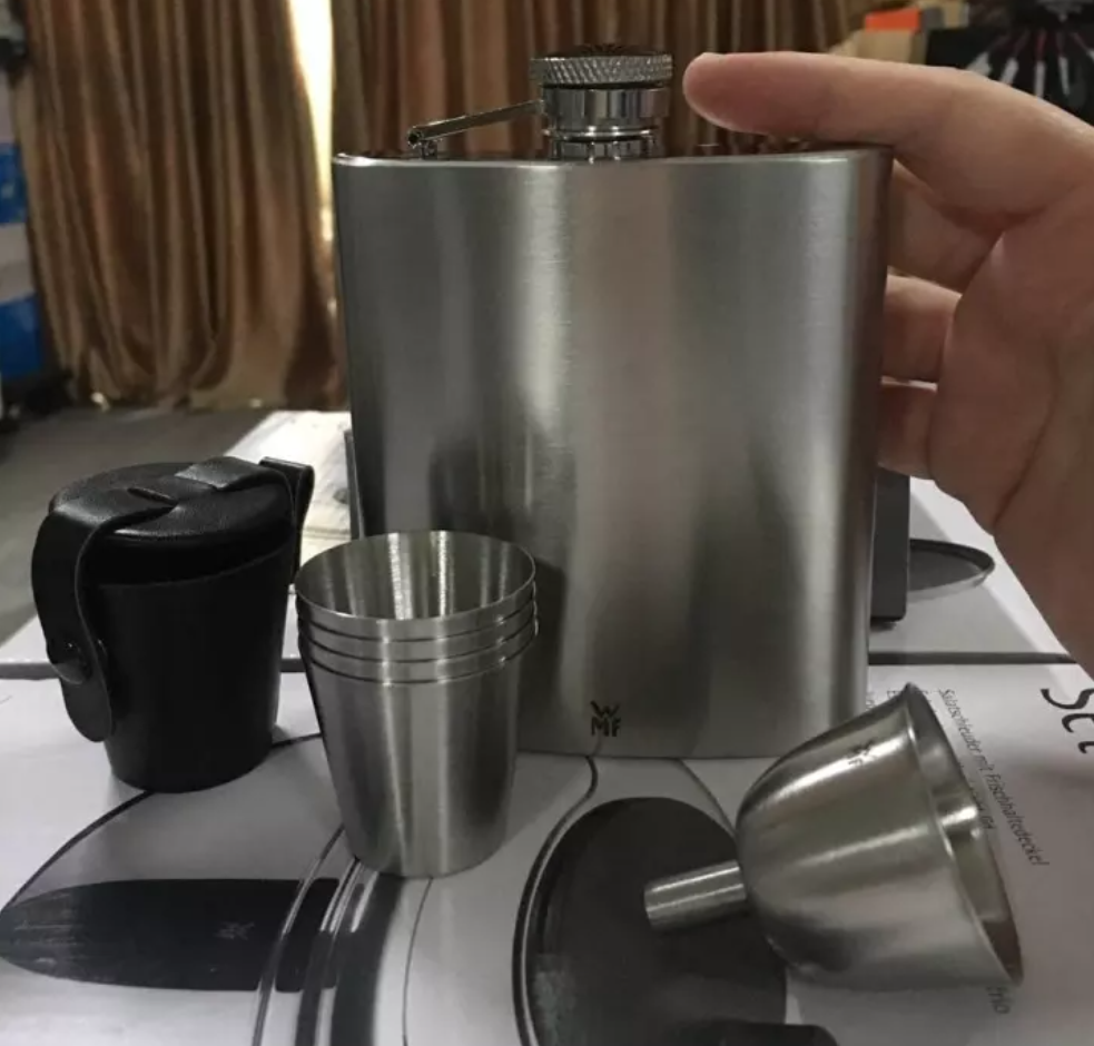 Bình đựng rượu cầm tay WMF Flachmann-Set Manhattan