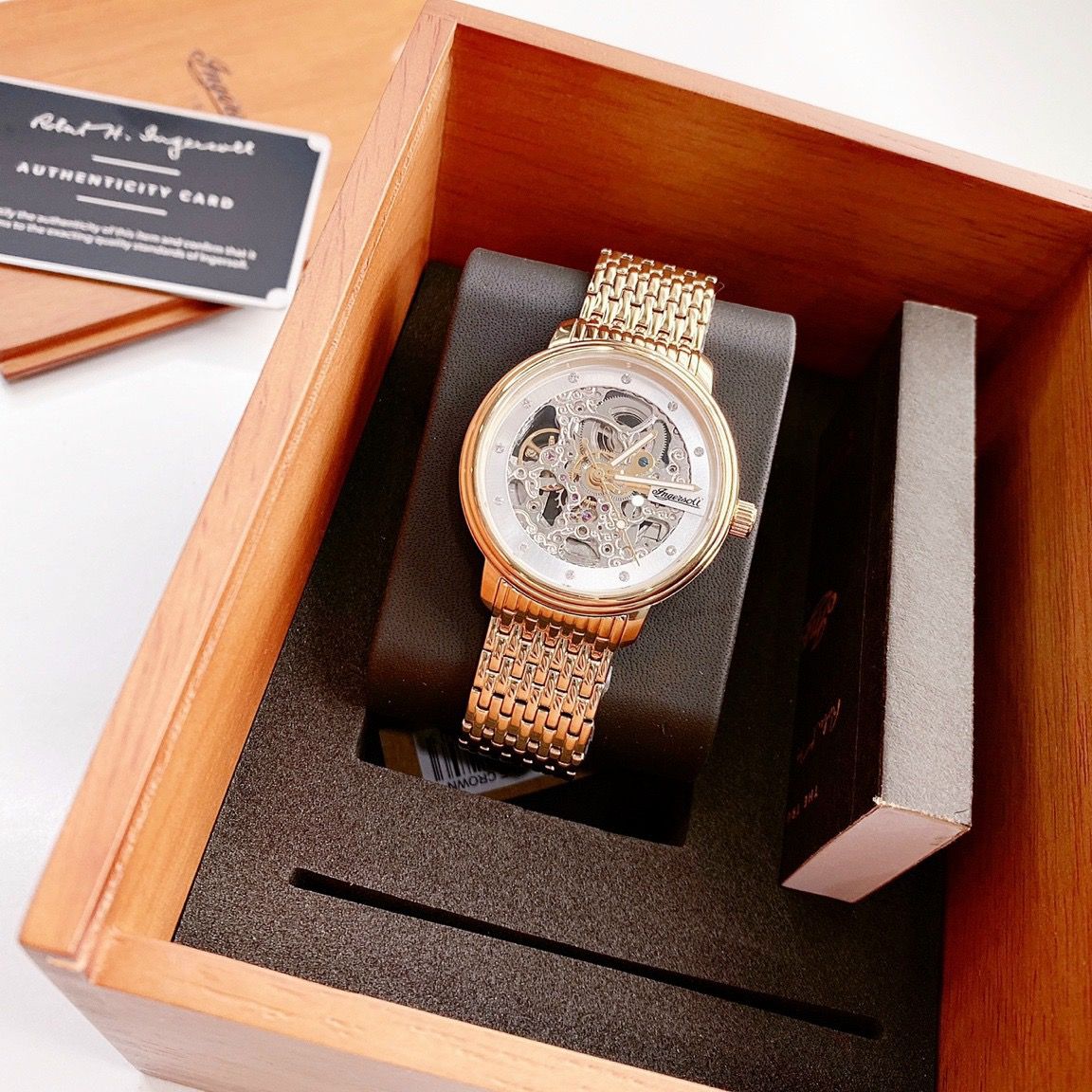 Đồng hồ thời trang Ingersoll Skeleton Automatic unisex