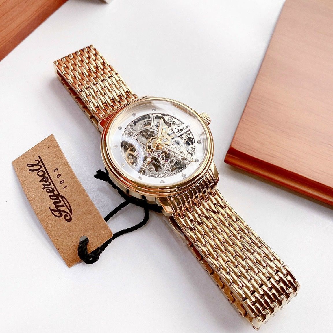 Đồng hồ thời trang Ingersoll Skeleton Automatic unisex