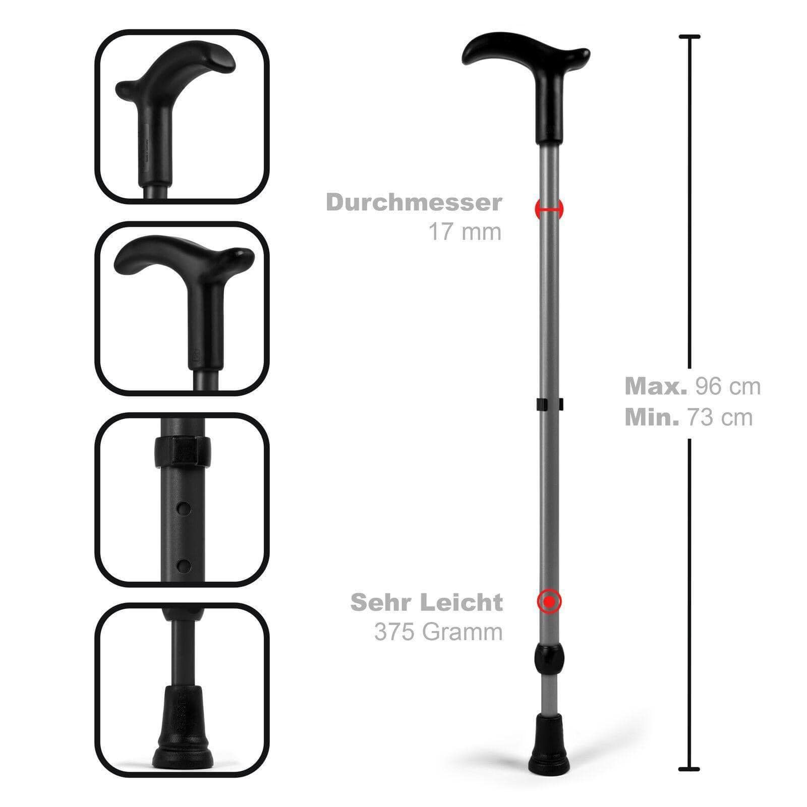 Gậy đi bộ Rebotec Simplex - Made in Germany