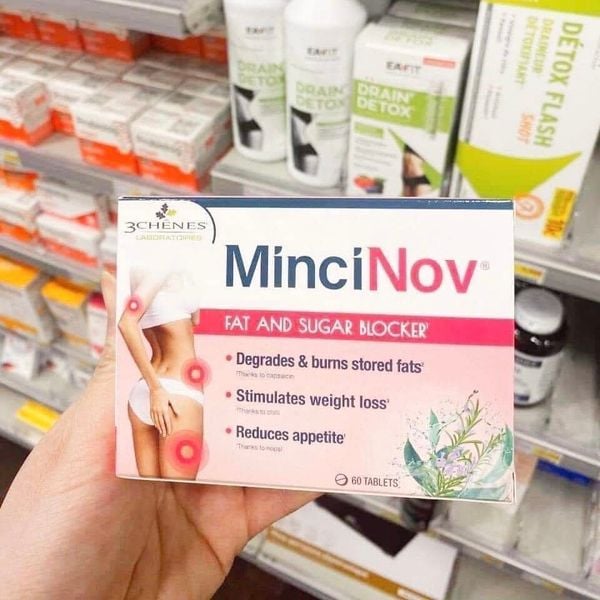 Thuốc giảm cân Minci Nov hộp 60 viên