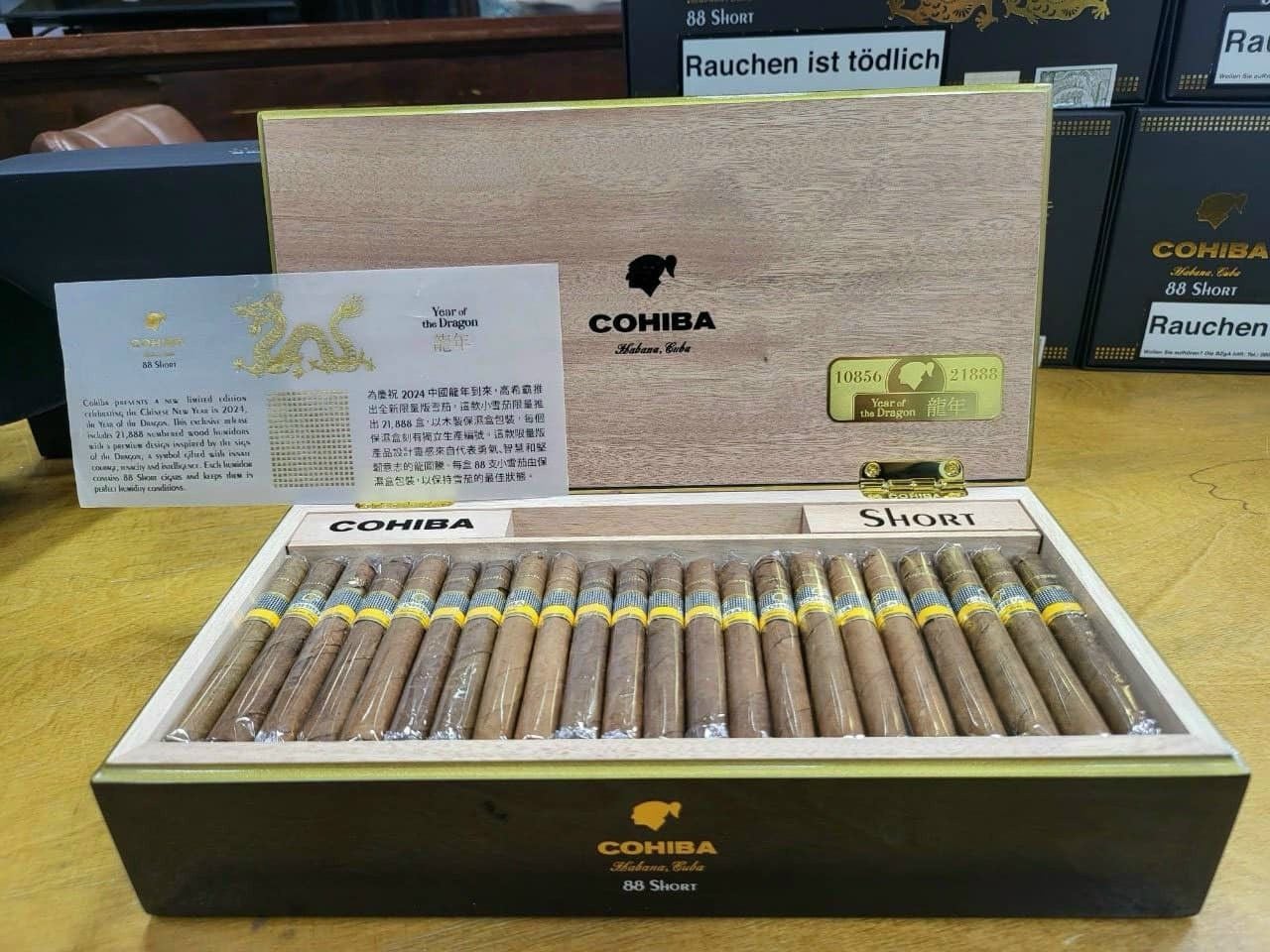 Xì gà Cigar Cohiba Short 88 Cigarillos Limited Edition Year of the OX
