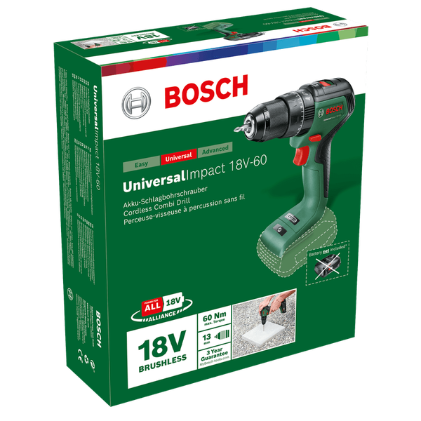 Máy khoan vít tác động mạnh Bosch 18V-60