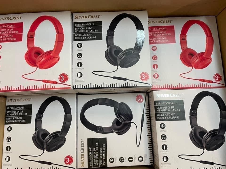 Tai nghe Silvercrest có microphone