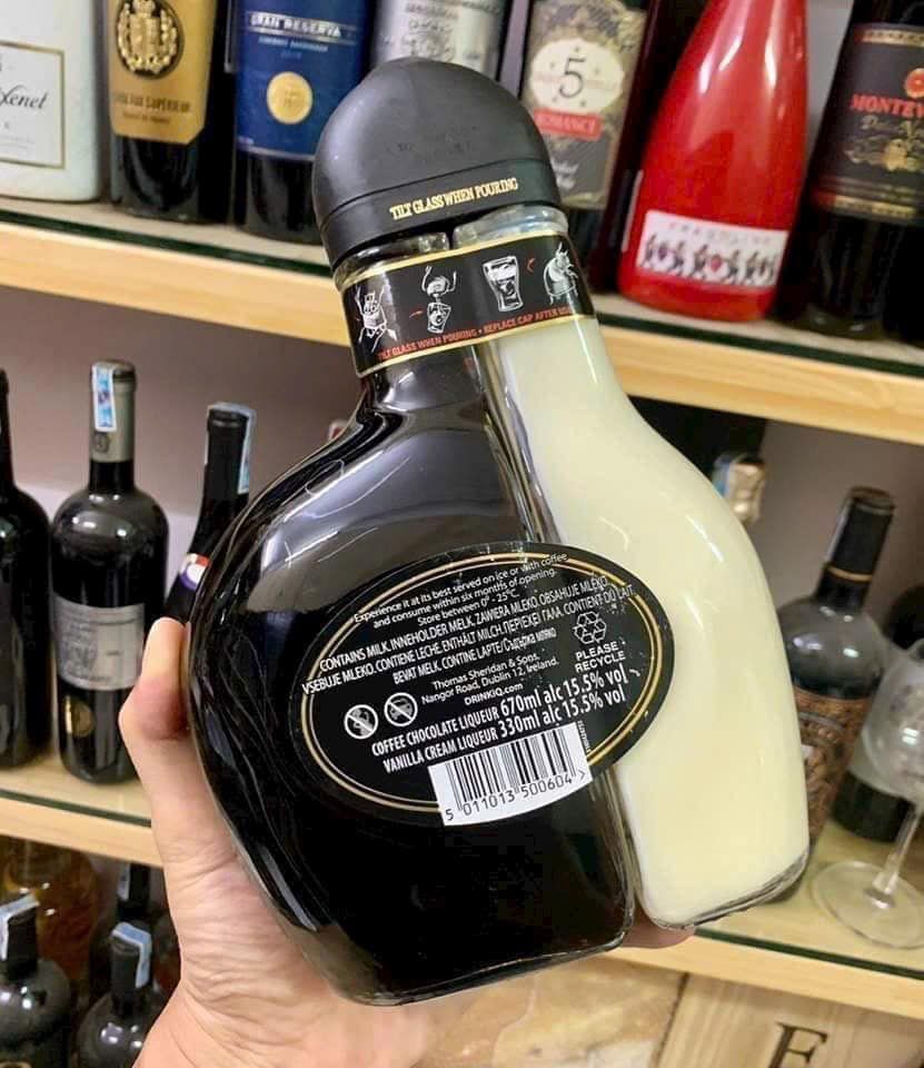 Rượu sữa 2 ngăn Sheridan's Coffee Layered Liqueur