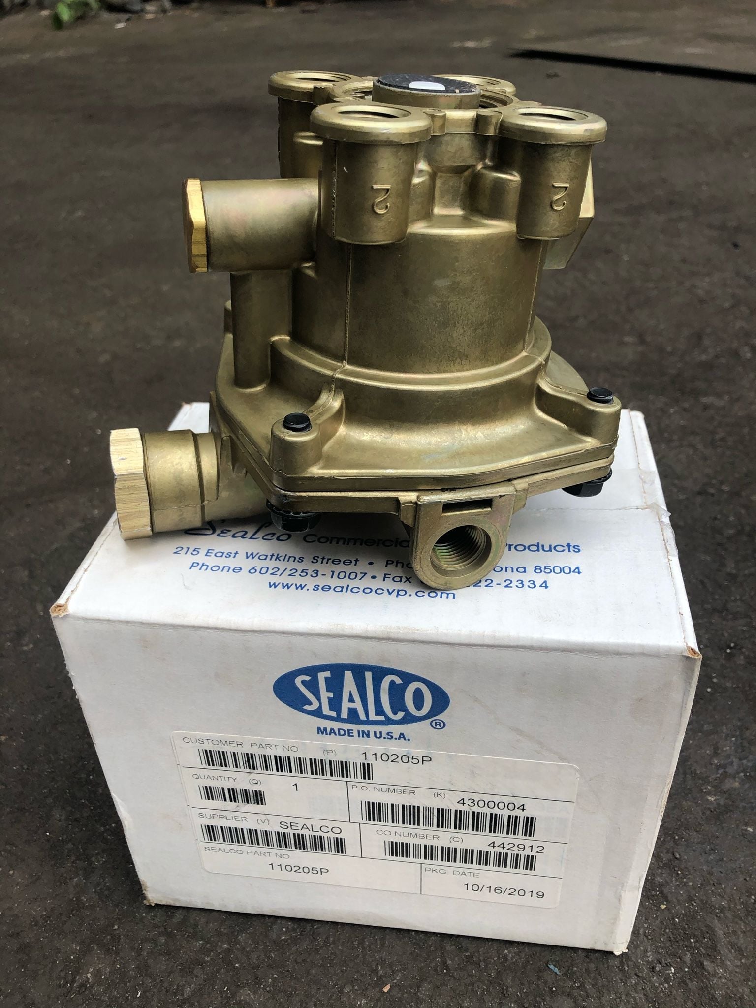 Cóc chia hơi sealco 4 lỗ