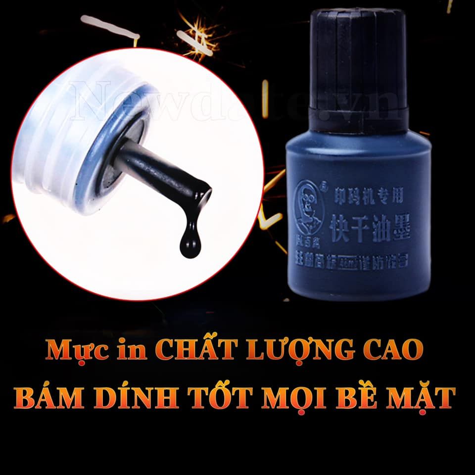 Mực con dấu đóng date Newdate| Bám dính mọi bề mặt – Cty TNHH New Date