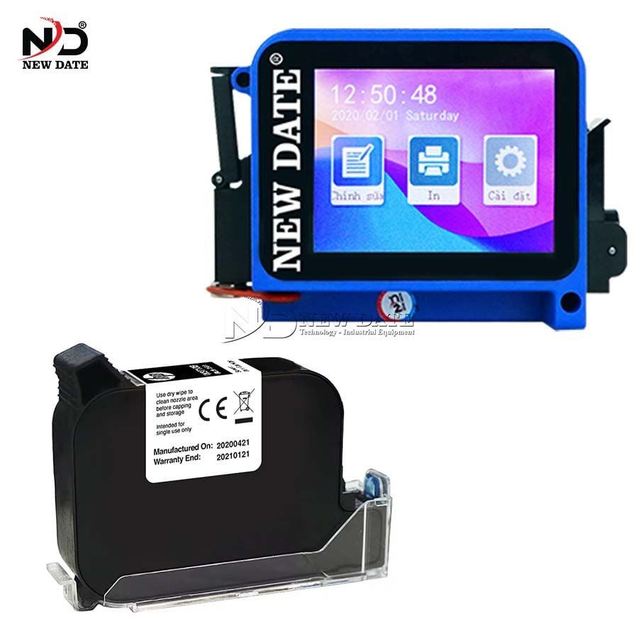 Máy In Mini New Date R25M – Đột Phá In Date Với Mực HP Chính Hãng