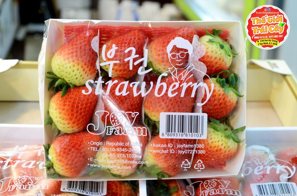 Dâu Hàn quốc JoyFarm hộp 330gr – Thế Giới Trái Cây