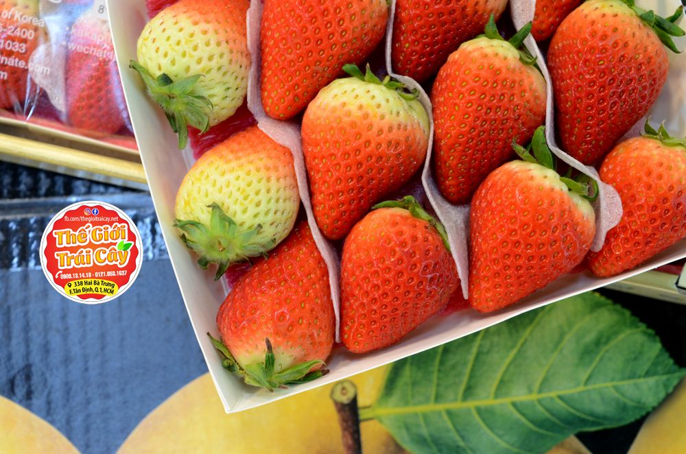 Dâu Hàn quốc JoyFarm hộp 330gr – Thế Giới Trái Cây