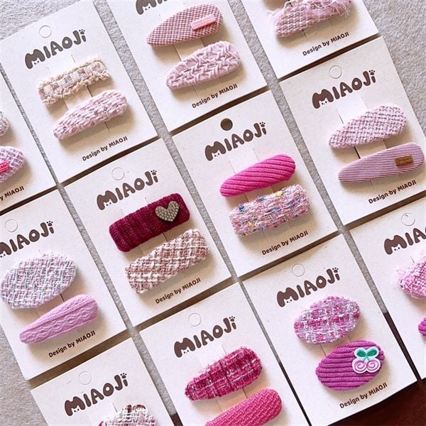 Set kẹp tóc vải vintage 2c – Ciuciu - Quà tặng & Đồ gia dụng