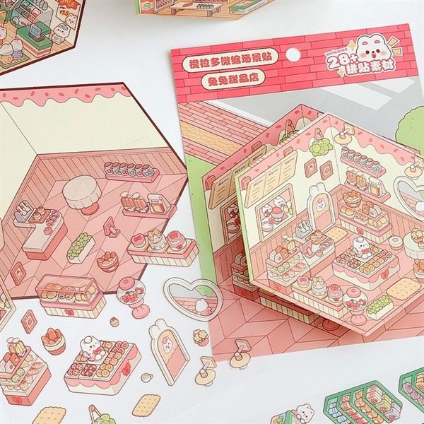 Sticker sắp xếp gian hàng góc 3/4 Telado – Ciuciu - Quà tặng & Đồ gia dụng