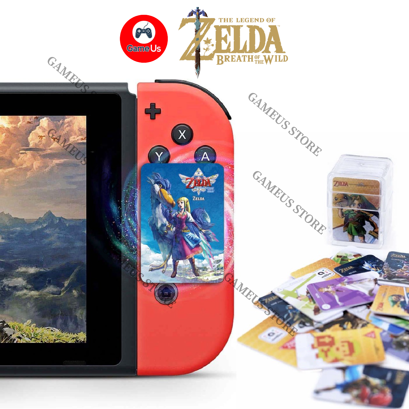 Set 25 Thẻ Amiibo Scan NFC Game Zelda Skyward Sword + Breath Of The Wi ...