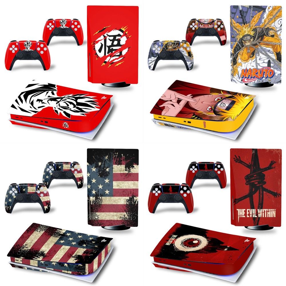 Bộ Dán Skin Decal Bảo Vệ Máy Game Và Tay Cầm PS5 Cho Máy Game Playstat ...