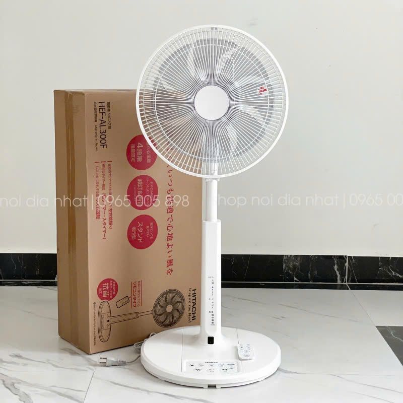 Đánh giá Quạt cây Hitachi HEF-AL300F Model 2024 – Shop nội địa Nhật