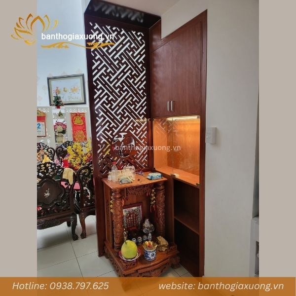 Vách ngăn sau bàn ông địa -VNOD005 banthogiaxuong