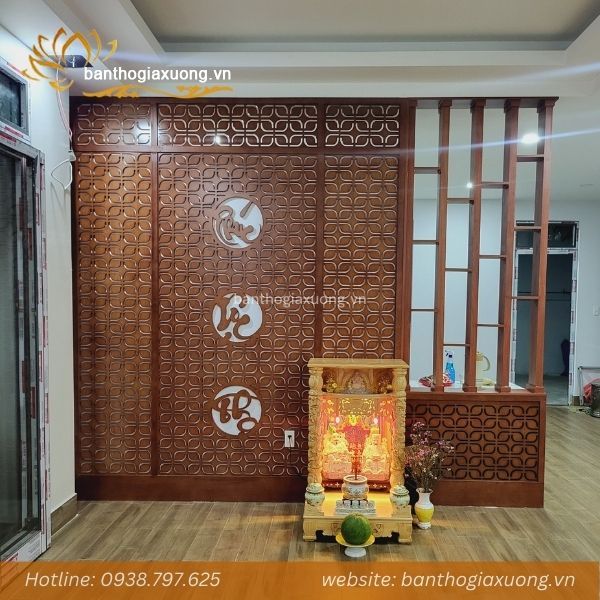 Vách ngăn sau bàn ông địa -VNOD022 banthogiaxuong