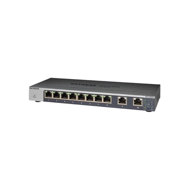 NETGEAR GS110MX 10-Port Gigabit/10G Ethernet Unmanaged Switch – KHN.VN