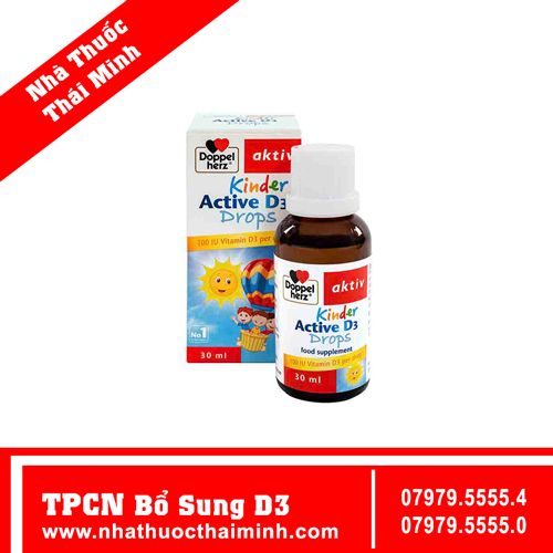 KINDER ACTIVE D3 DROPS – Nhà thuốc Thái Minh